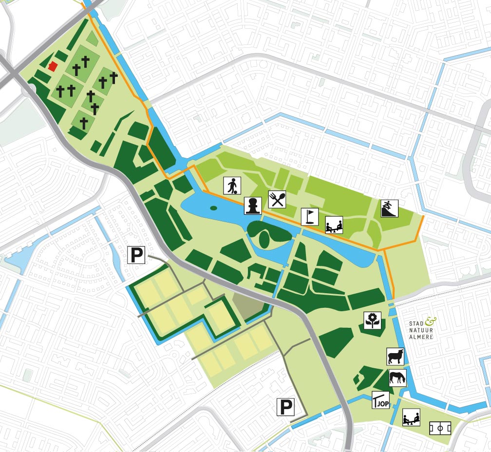 Beatrixpark, Dr.J.M.den Uylpark – Parken in Almere